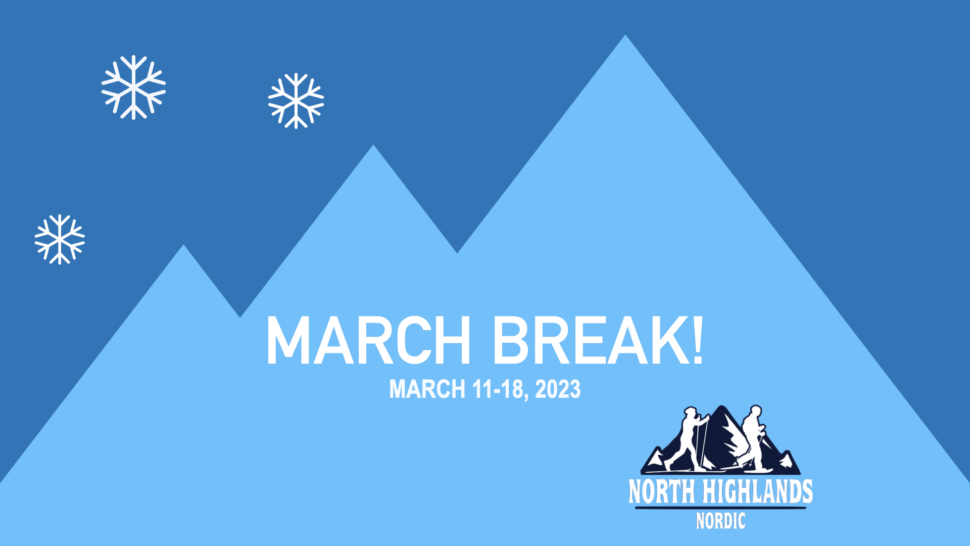 Join the March Break Fun at North Highlands Nordic! – Cross Country ...